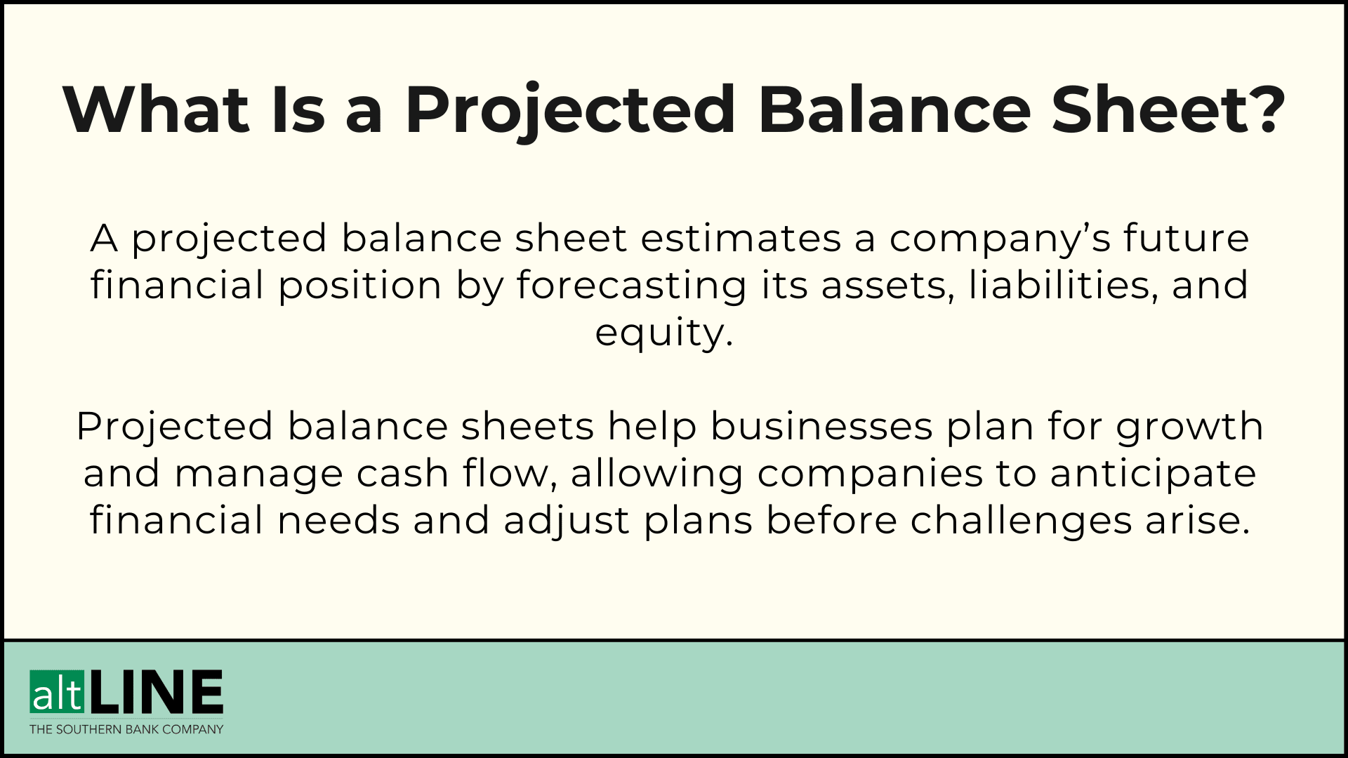 How to Make a Projected Balance Sheet: Step-by-Step | altLINE